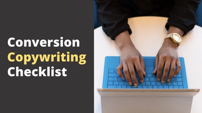 The 39 Point Copywriting Checklist For Conversion Success